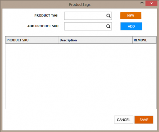 Product Tags – Cellphone POS Documentation